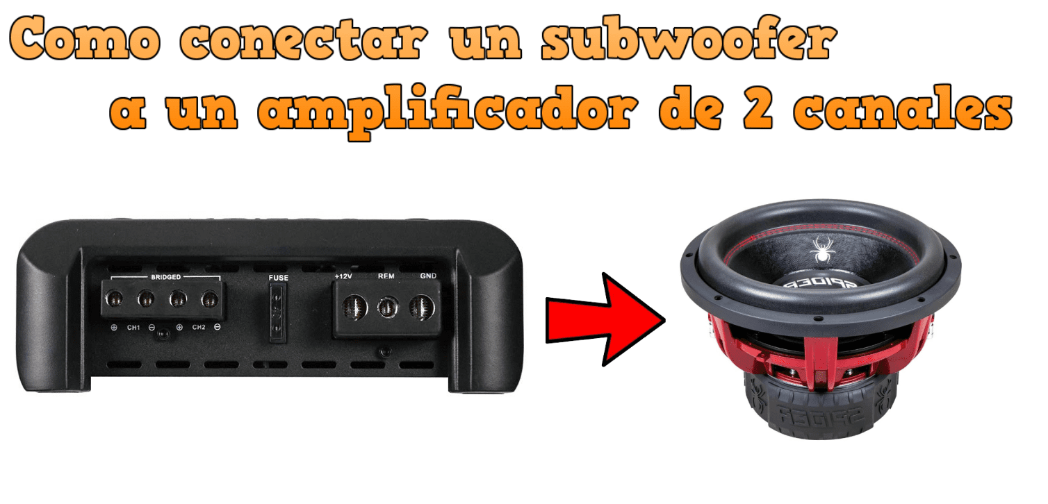 Como conectar un subwoofer a un amplificador de 2 canales
